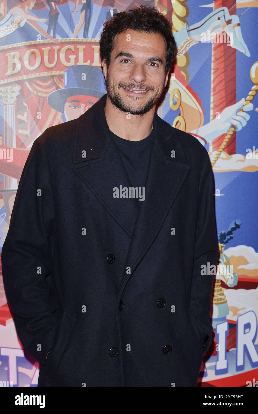 Amir attending the opening night of Spectaculaire, the new Cirque d ...