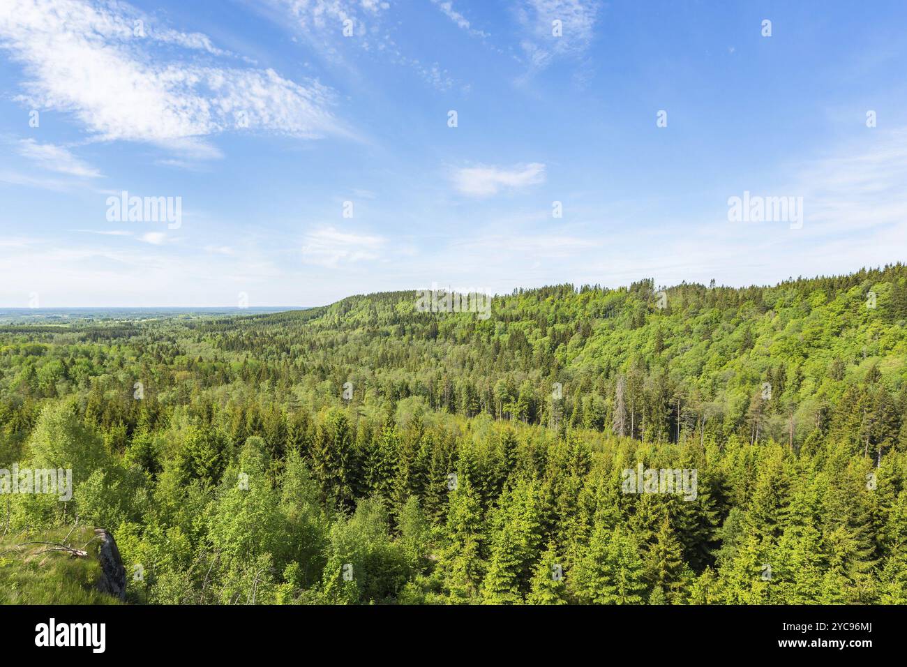 Aerial view over mixed landscape hi-res stock photography and images ...