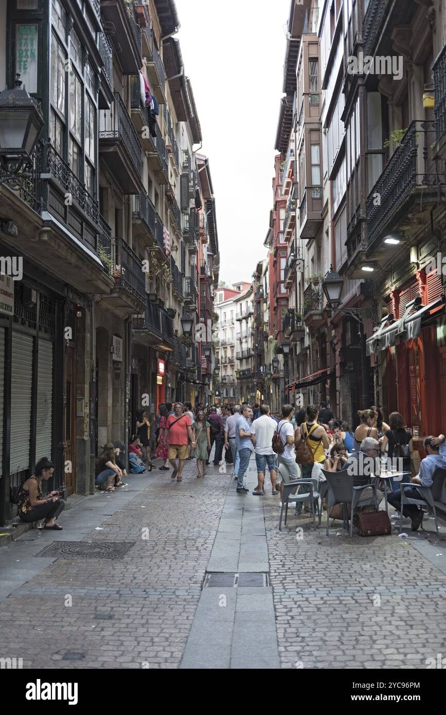 Historic centre of bilbao basque country hi-res stock photography and ...