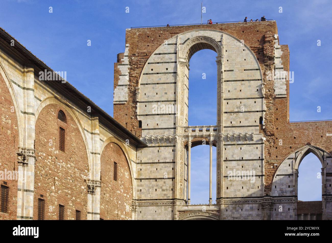 Best view of Siena is from the Viewing Platform (Facciatone) above the ...