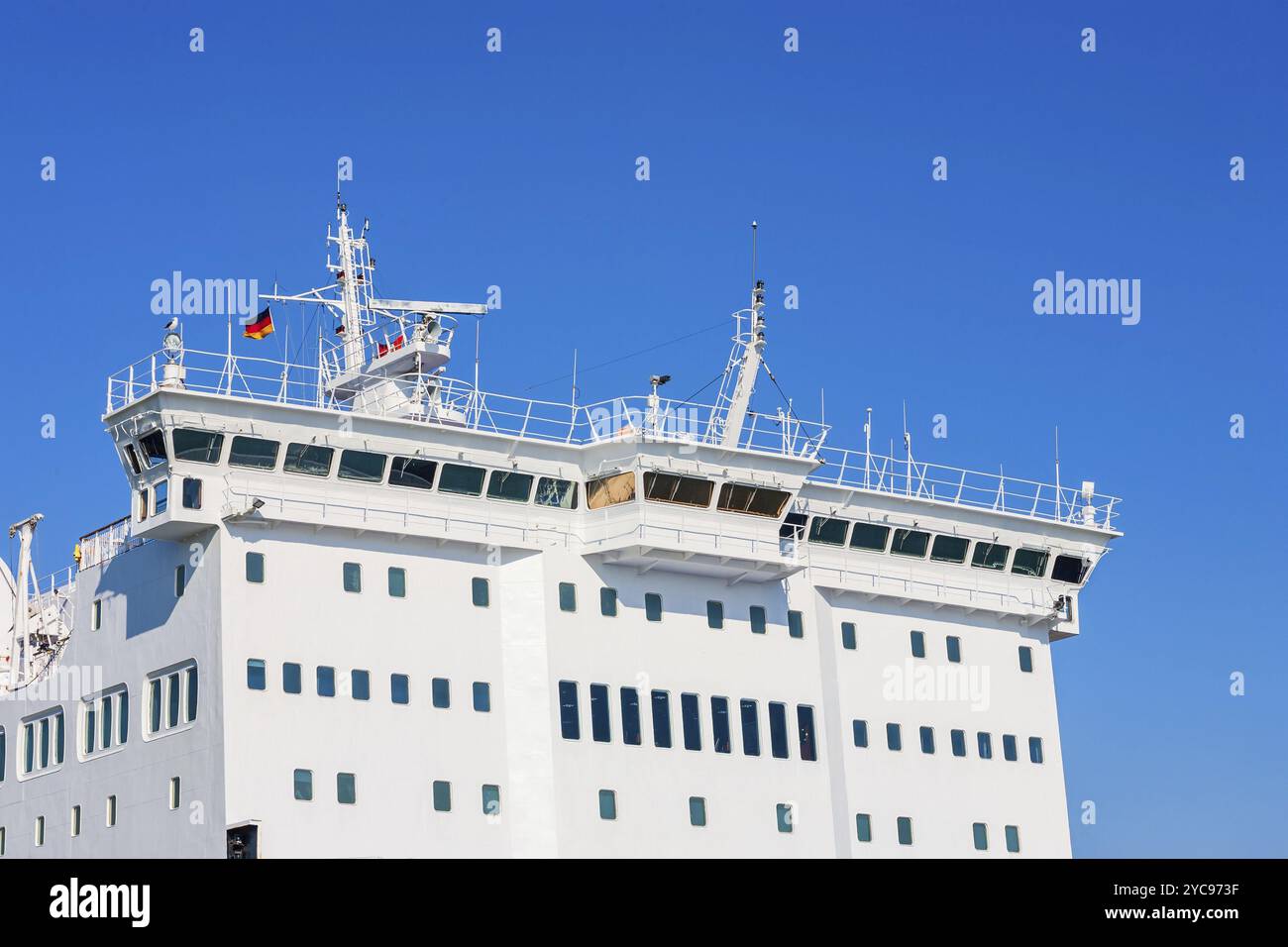 Ships bridge on a passenger ferry Stock Photo - Alamy