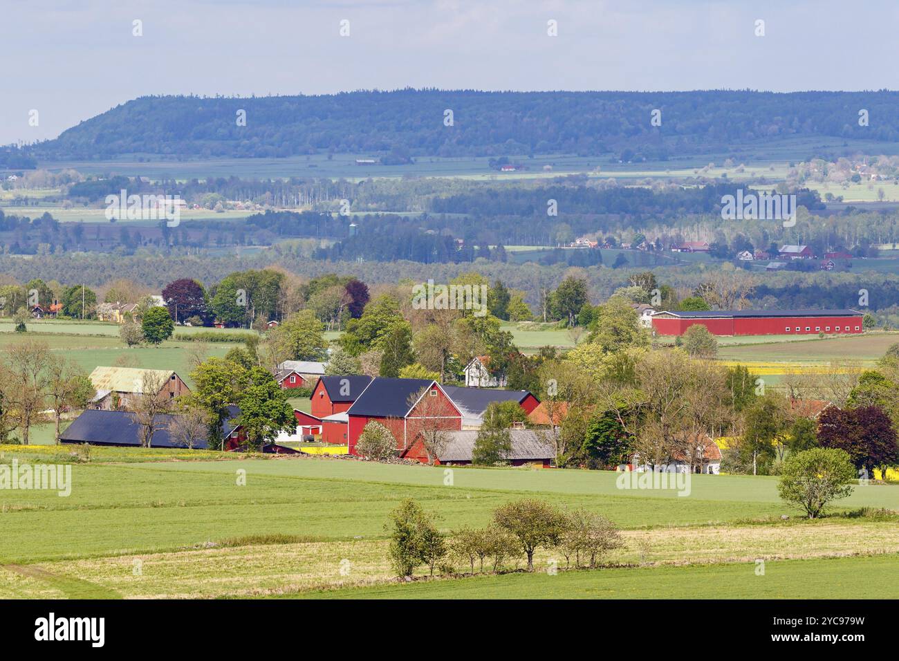 Top view house in farm hi-res stock photography and images - Alamy