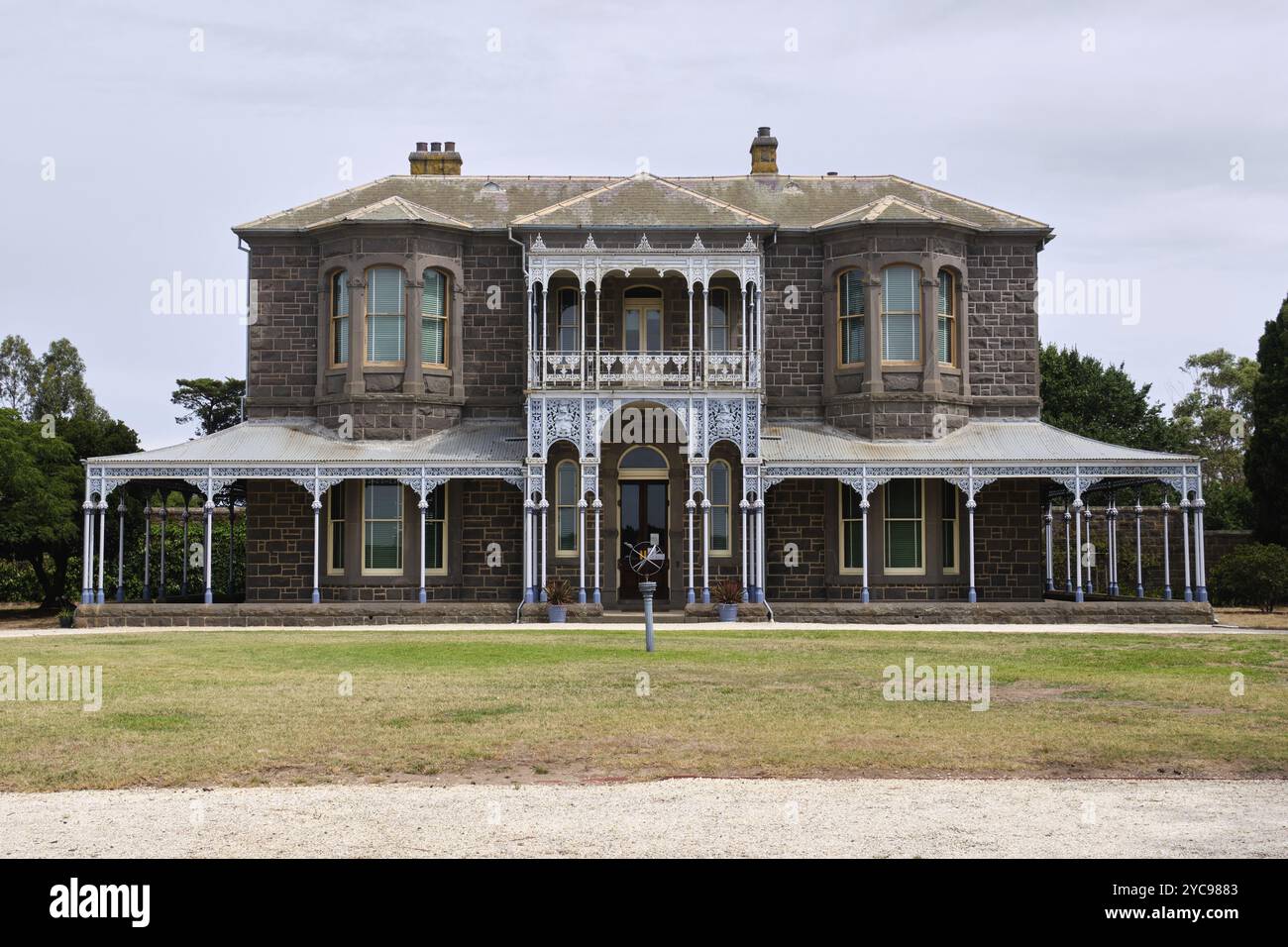 Barwon Park, a majestic 42-room bluestone Italianate mansion, was built ...