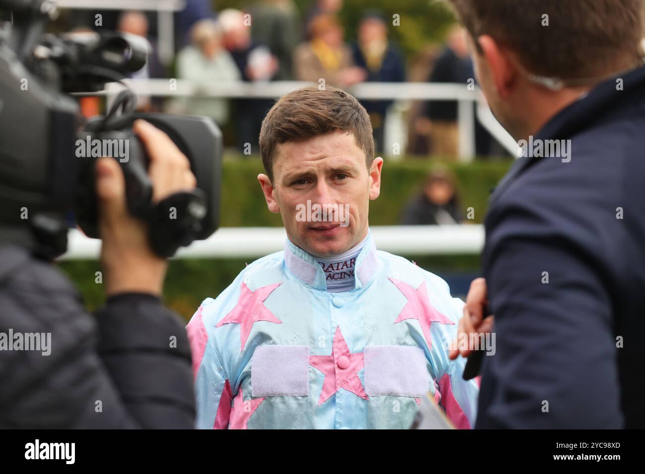 Flat Championship Horse Racing Jockey Oisin Murphy pictured at Goodwood ...
