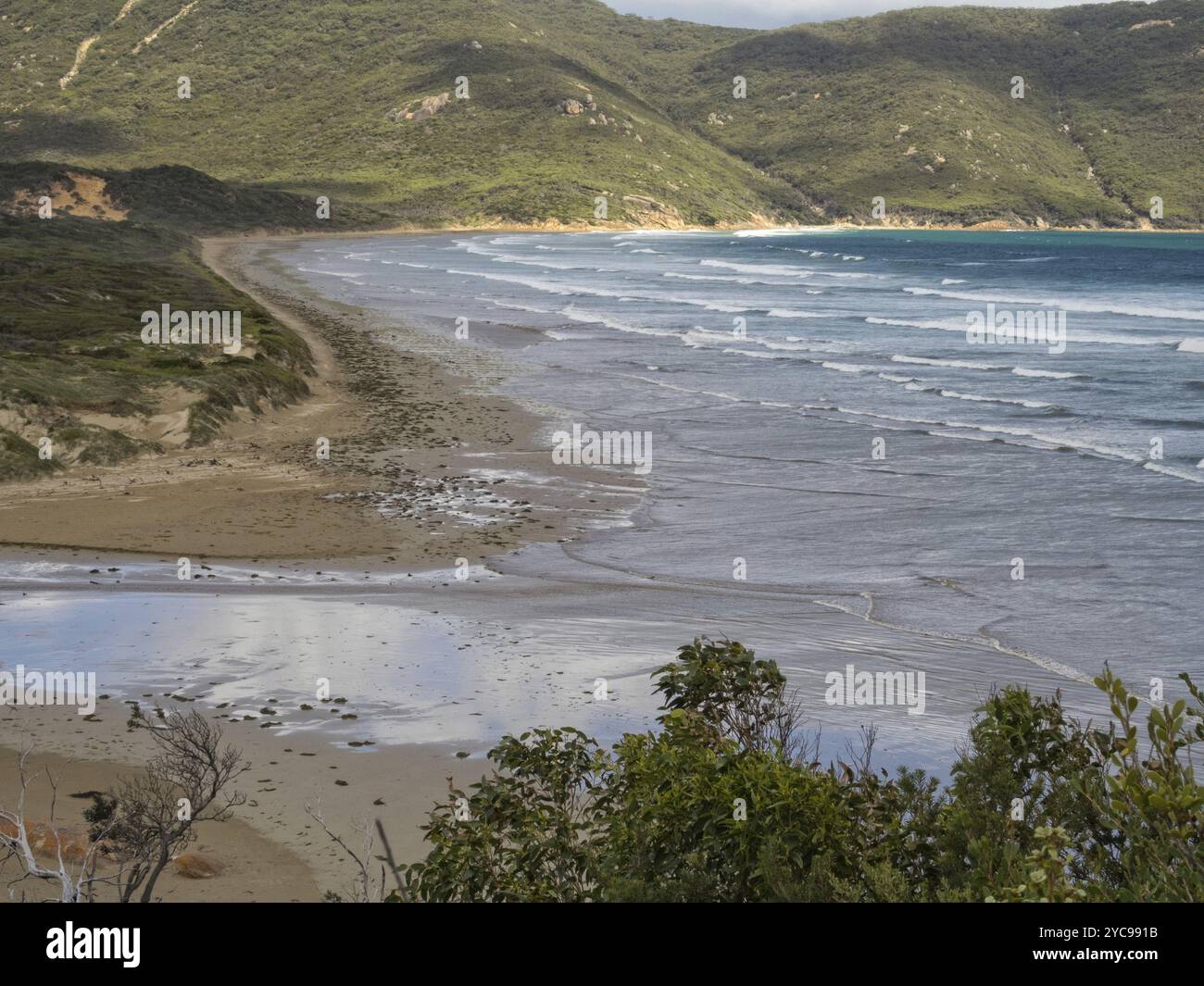 Mouth of Growler Creek in Oberon Bay, Wilsons Promontory, Victoria ...