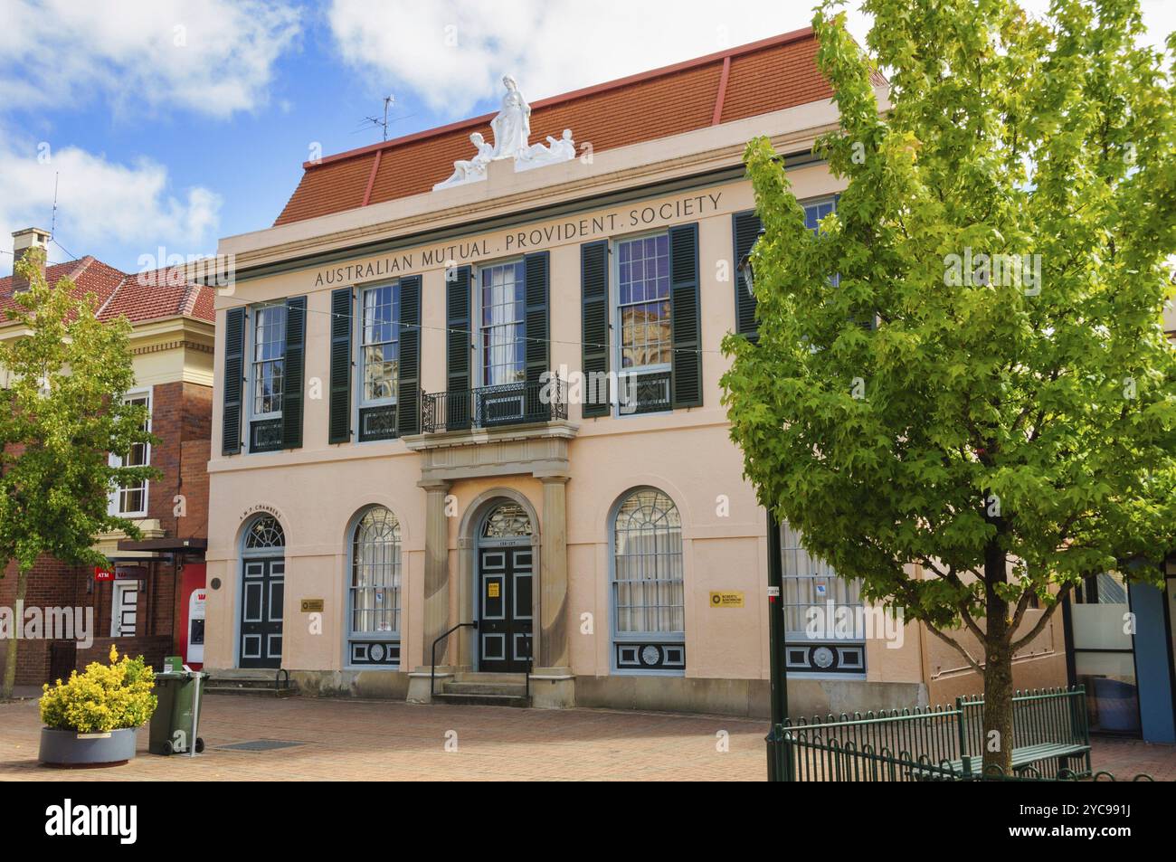 Facade of the Australian Mutual Provident Society building, Armidale ...