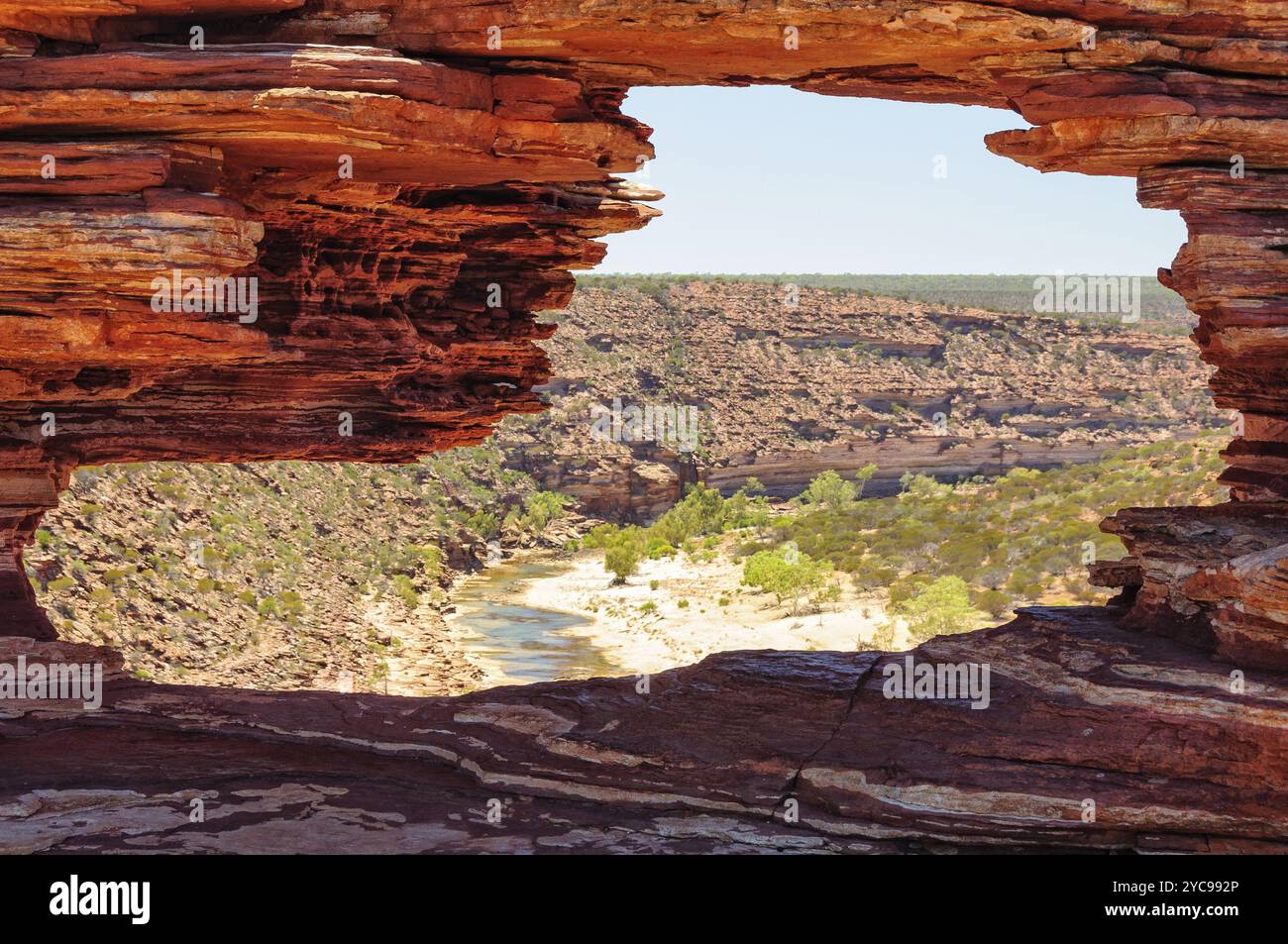 Nature?s Window and the Murchison River gorge, Kalbarri National Park ...