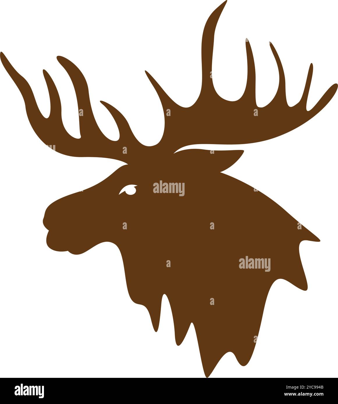 Moose icon image design template Stock Vector Image & Art - Alamy