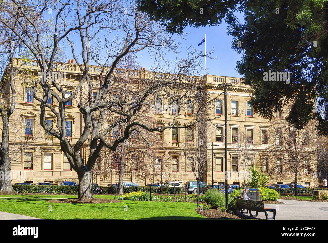 The Department of Treasury and Finance building as seen from Franklin ...