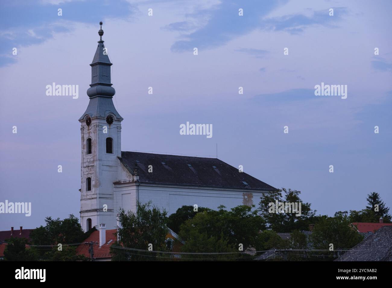 The current Reformed church was built in 1769 and the bell tower was ...