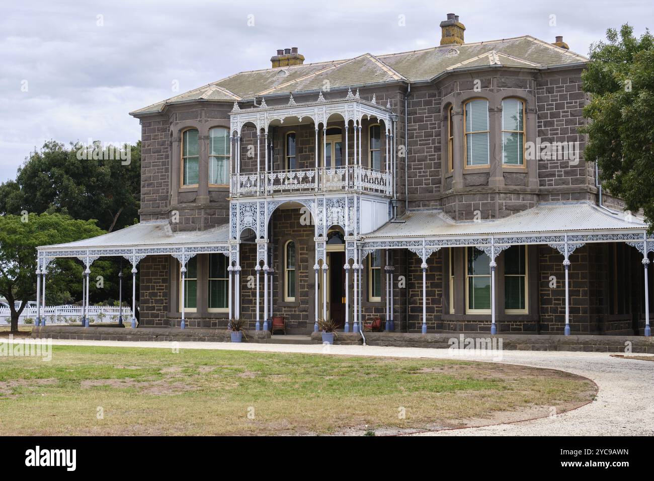 Barwon Park, a majestic 42-room bluestone Italianate mansion, was built ...