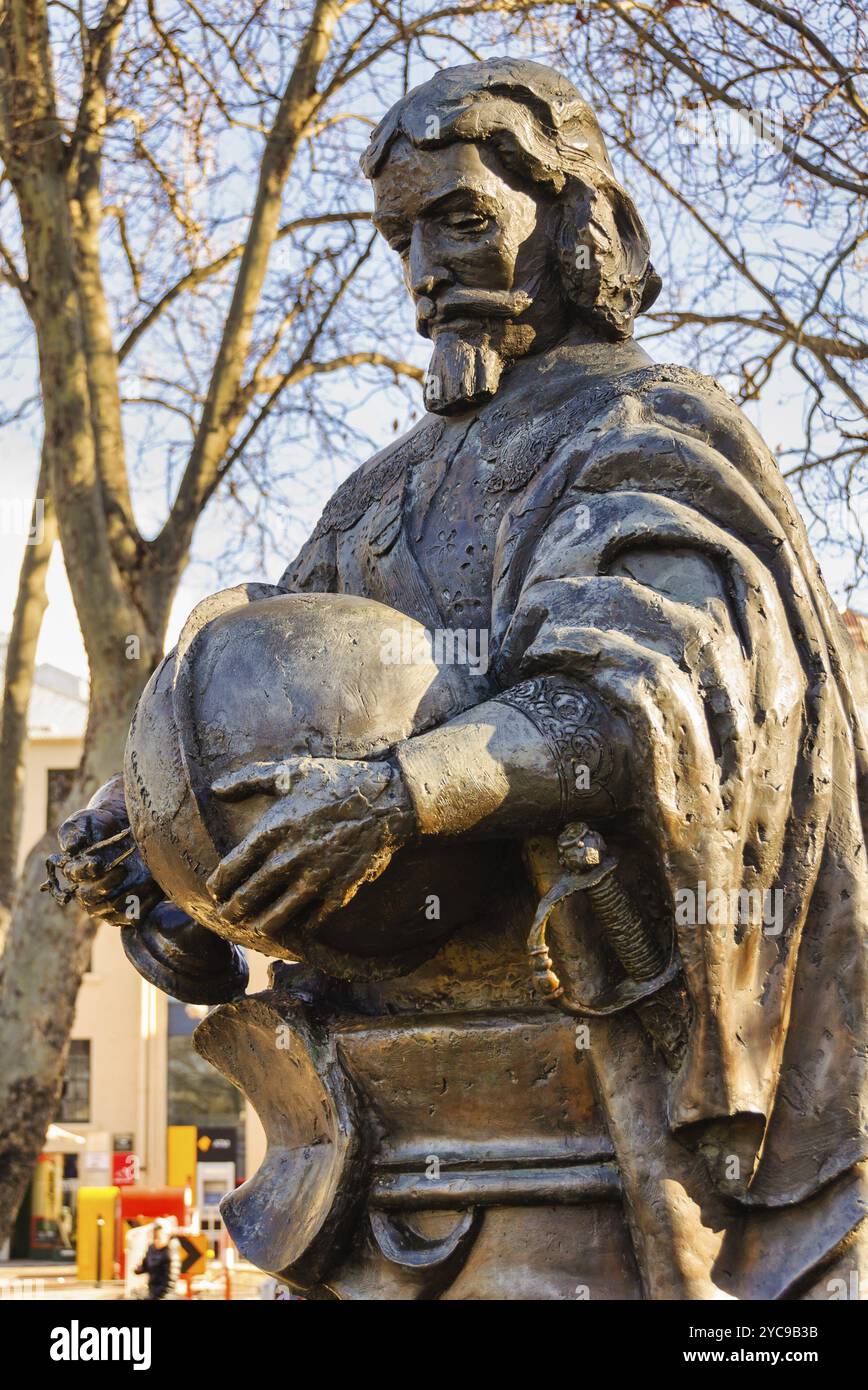 This monument commemorates the Dutch explorer, Abel Tasman, who ...