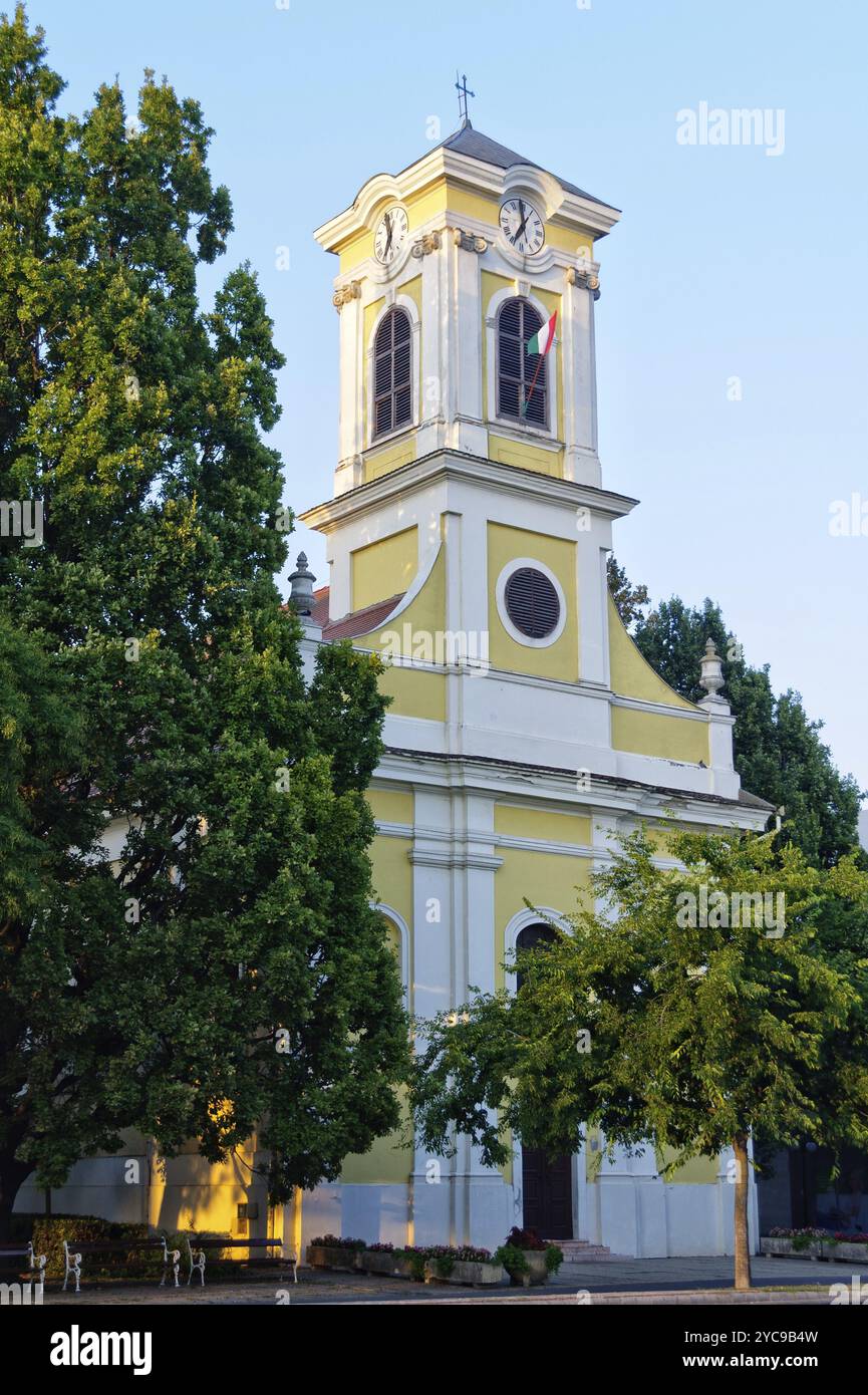 The bell-tower of the St. Claire (Klara) Roman Catholic Church in ...