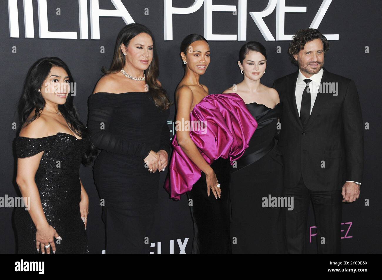 Ca. 21st Oct, 2024. Adriana Paz, Karla Sofía Gascón, Zoe Saldana ...