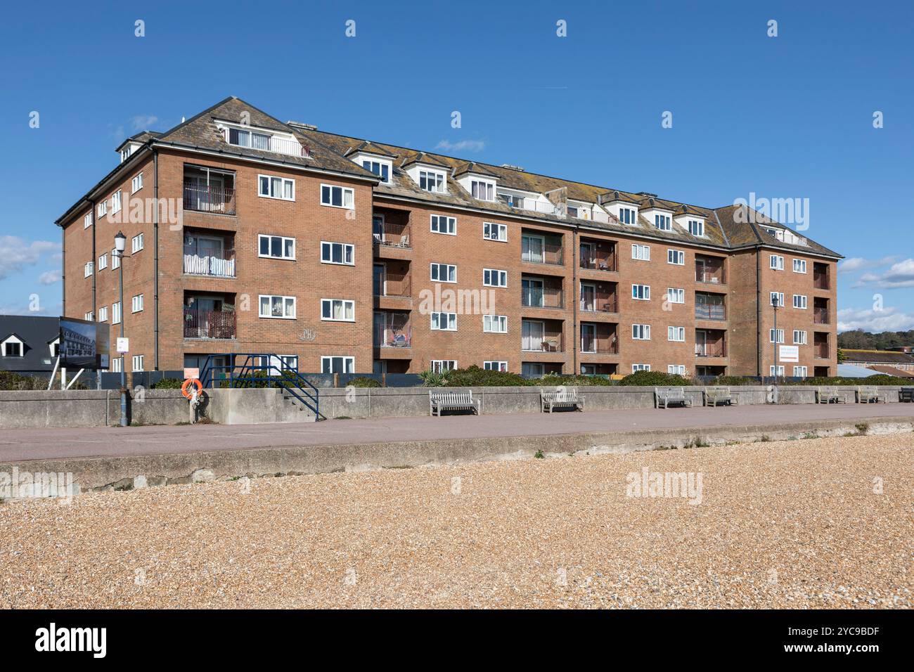 The Pensand House building on Marine Parade Hythe awaiting development ...