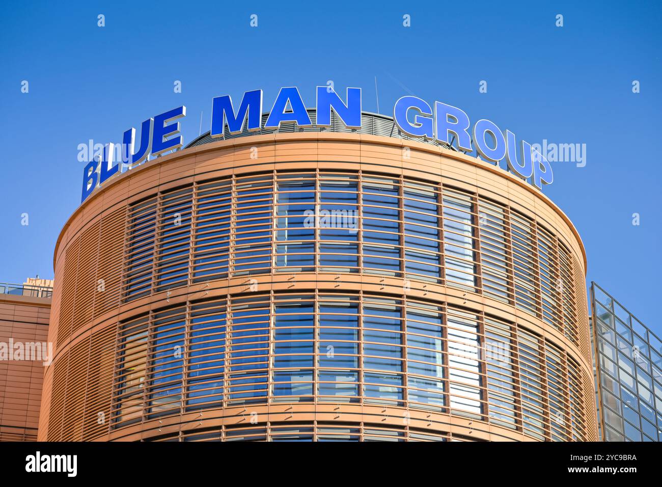 Stage of the Blue Man Group, Marlene-Dietrich-Platz, Potsdamer Platz ...