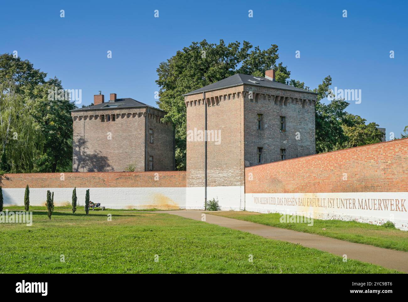 History Park Former Moabit Cell Prison, Lehrter Straße, Mitte, Berlin, Germany, Geschichtspark ...