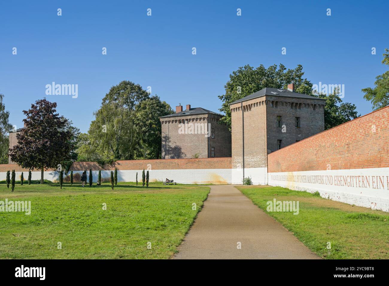 History Park Former Moabit Cell Prison, Lehrter Straße, Mitte, Berlin, Germany, Geschichtspark ...