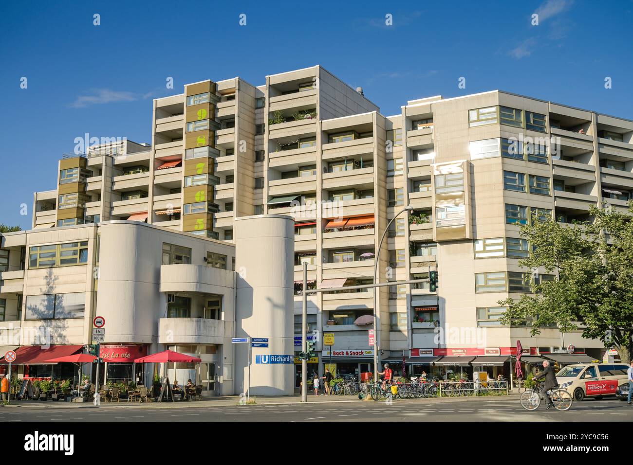 New building, high-rise, prefabricated building, Wintersteinstraße ...