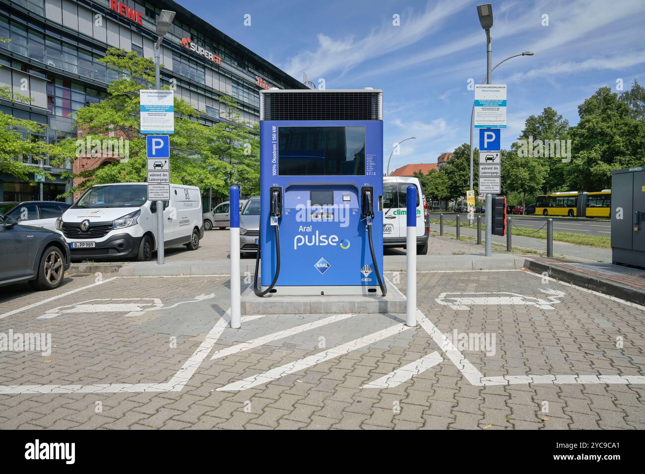 ARAL Pulse charging station, petrol station, Am Borsigturm, Berliner ...