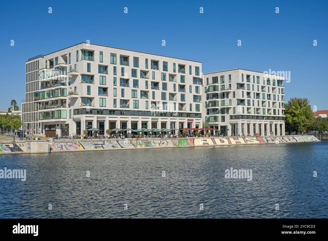 New buildings, residential building at Humboldthafen, Hilda-Geiringer ...