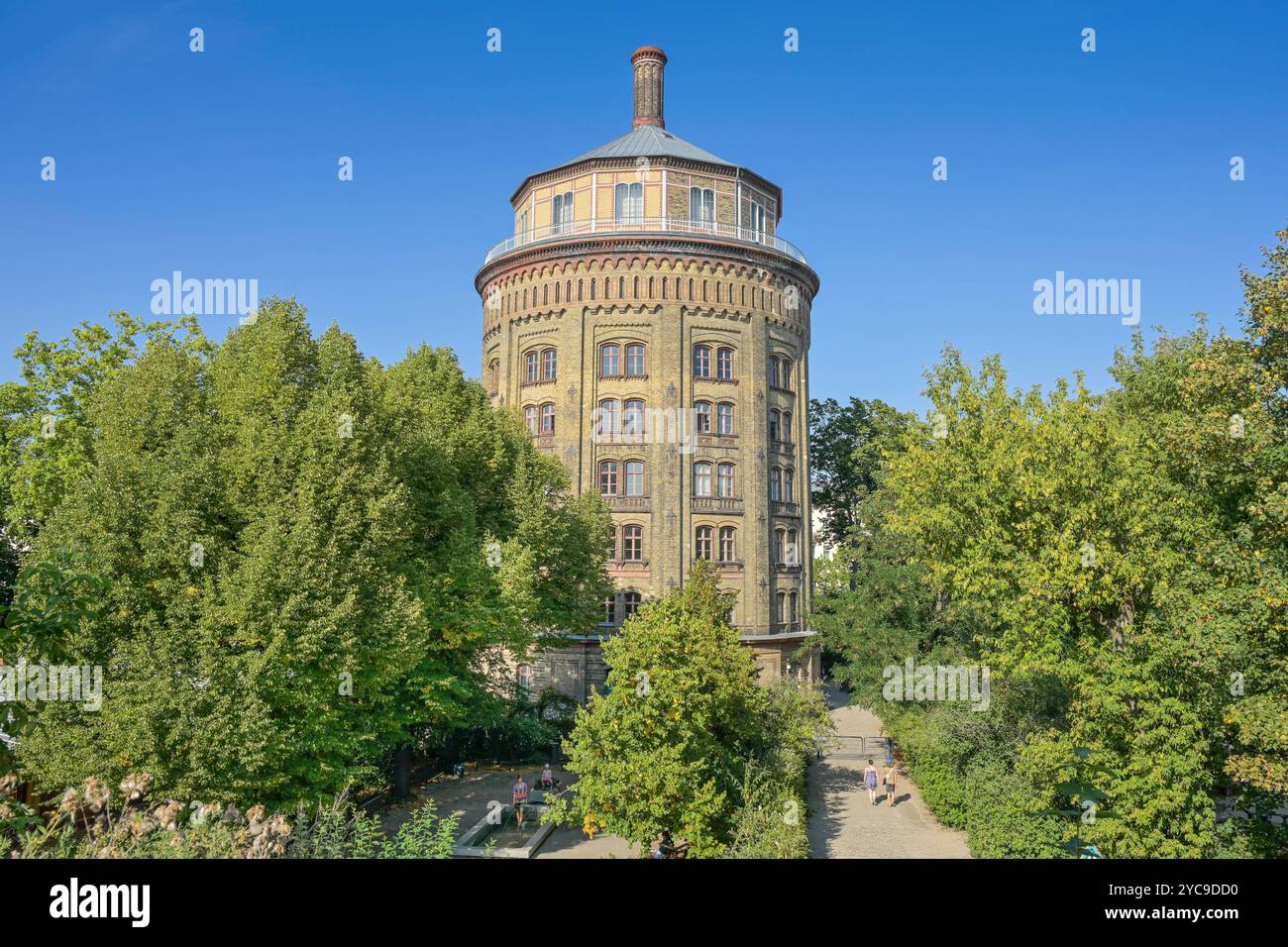 Water tower, now a residential building, Wasserturmplatz, Prenzlauer ...