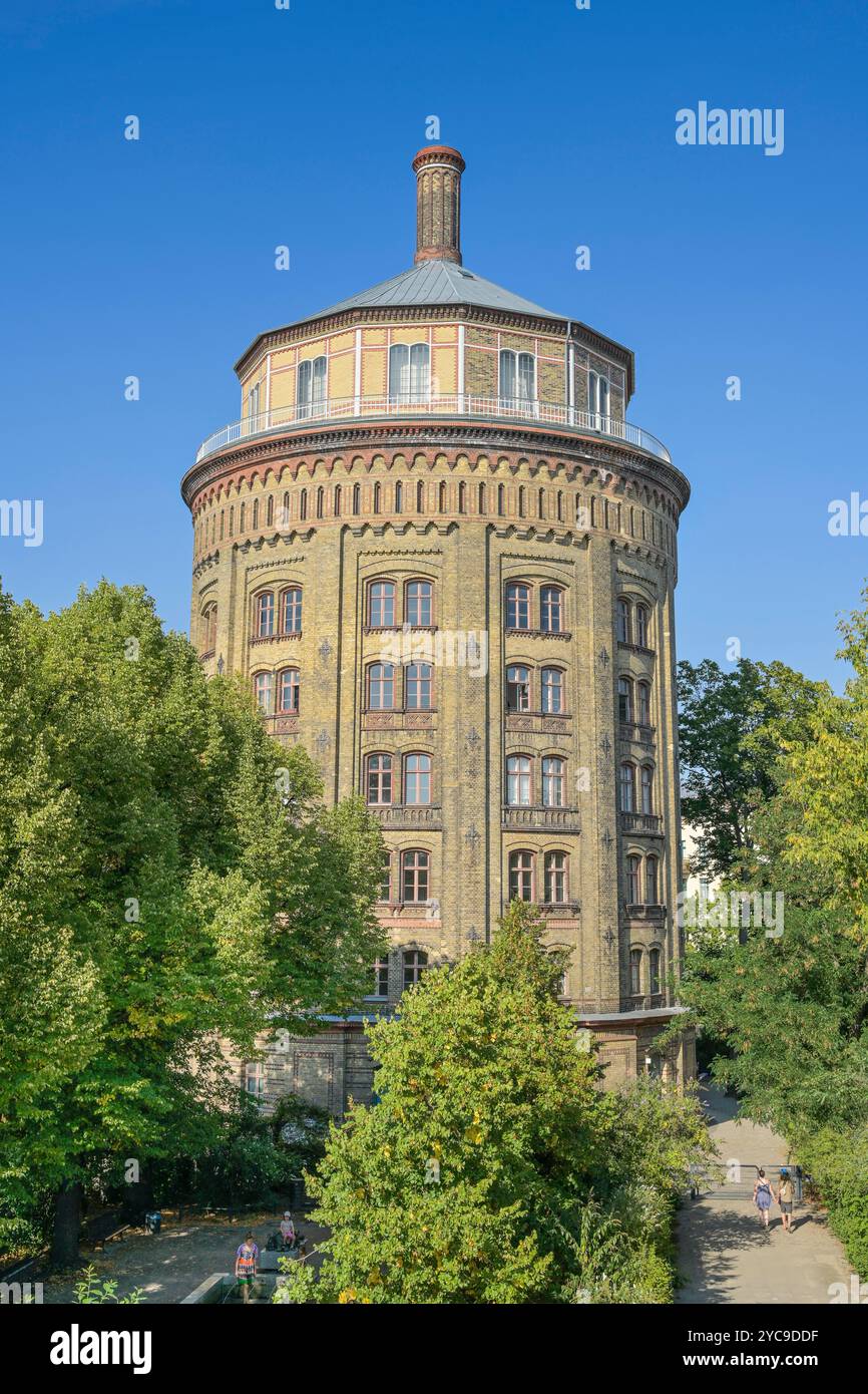 Water tower, now a residential building, Wasserturmplatz, Prenzlauer ...