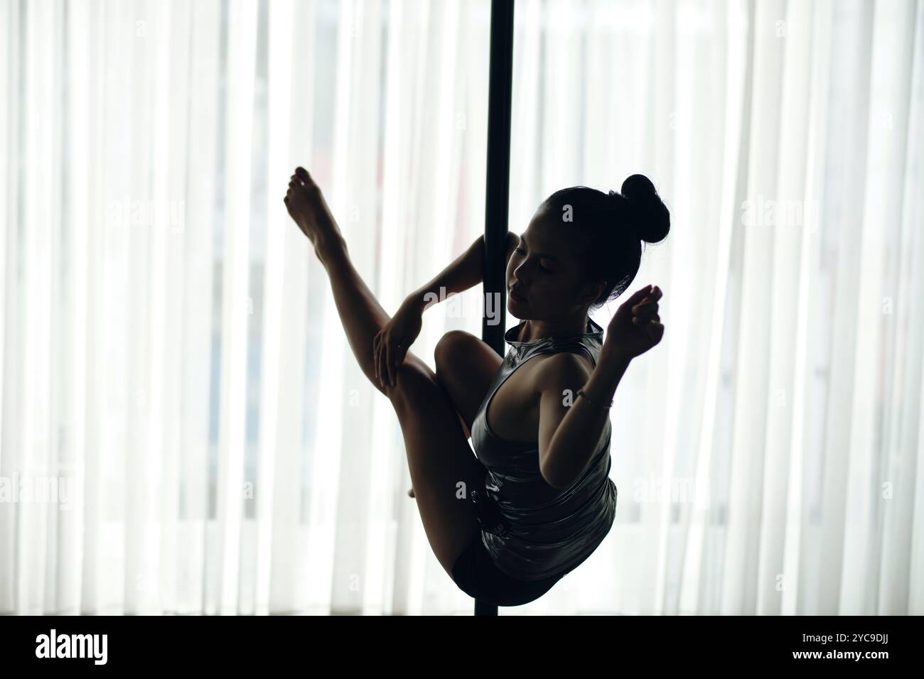 Pole dancing exercise hi-res stock photography and images - Alamy
