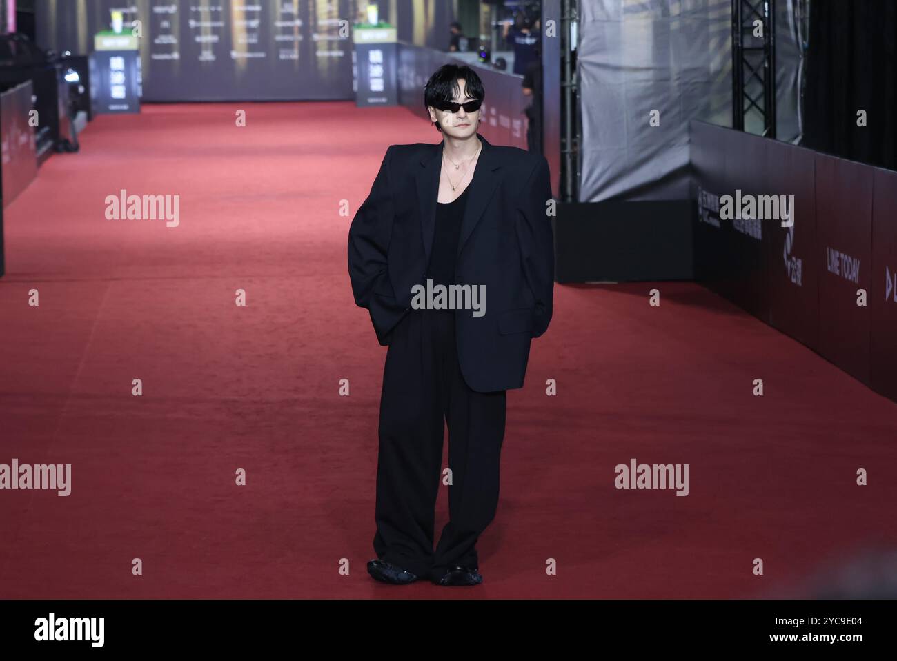 Taiwanese model, actor and singer Joe Cheng attends an activity in ...