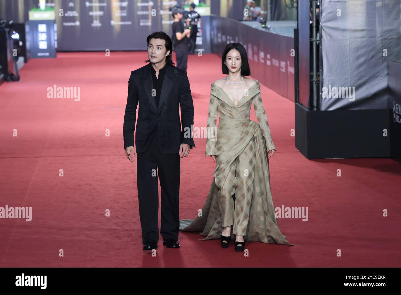 Taiwanese actress and singer Ariel Lin attends an activity in Taipei ...