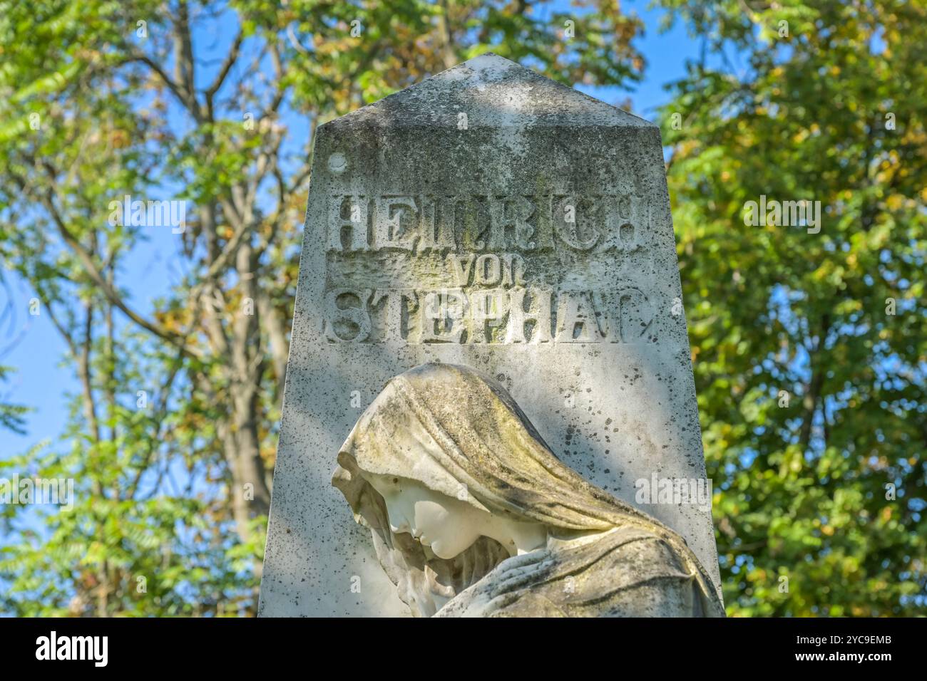 Heinrich von Stephan, grave, cemeteries in front of Hallesches Tor ...