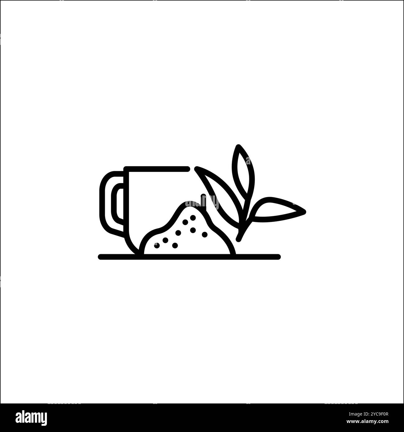 Herbal emblem Black and White Stock Photos & Images - Alamy