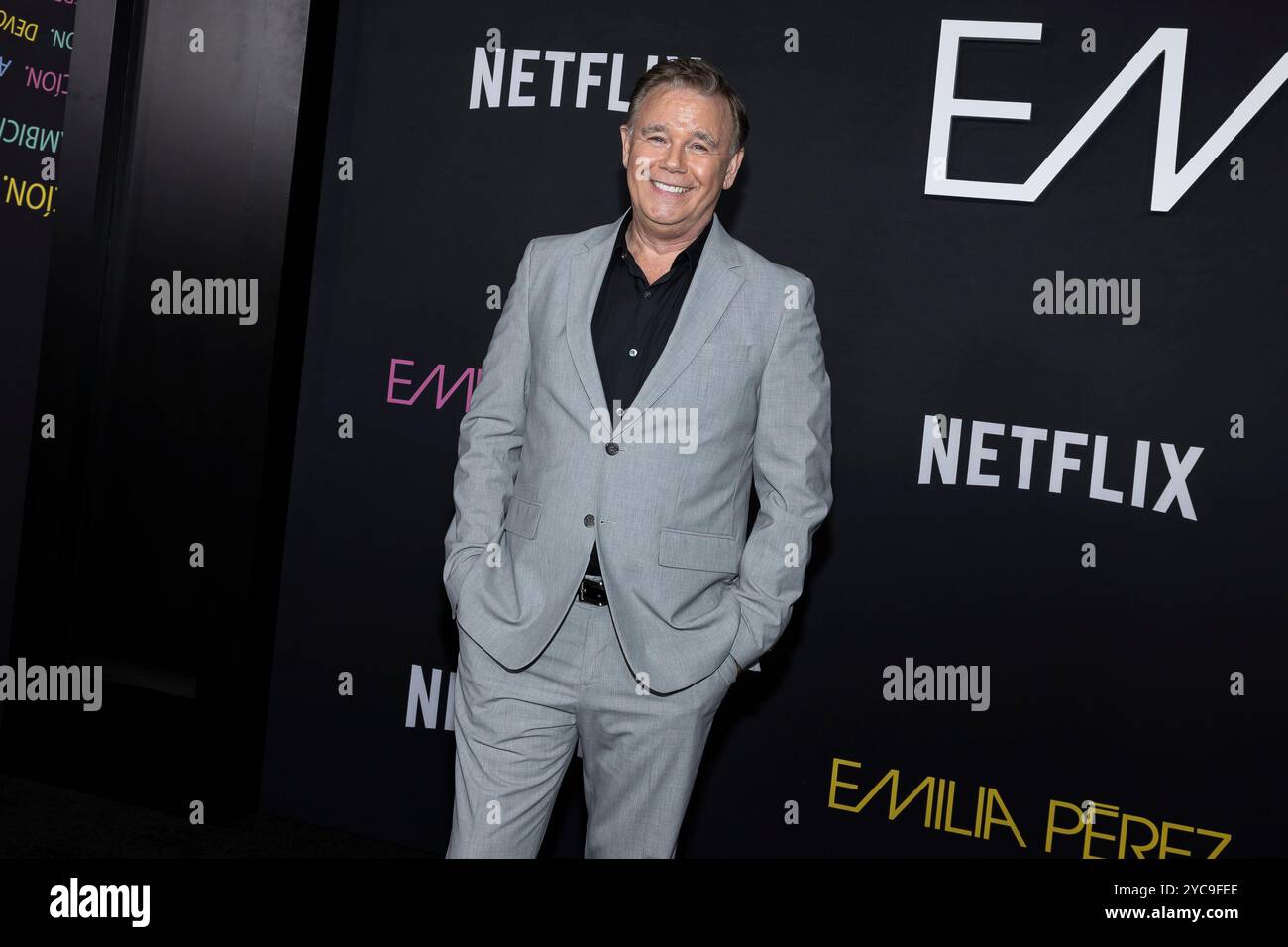 Spencer Garrett attends the arrivals of the Netflix Premiere of “Emilia ...