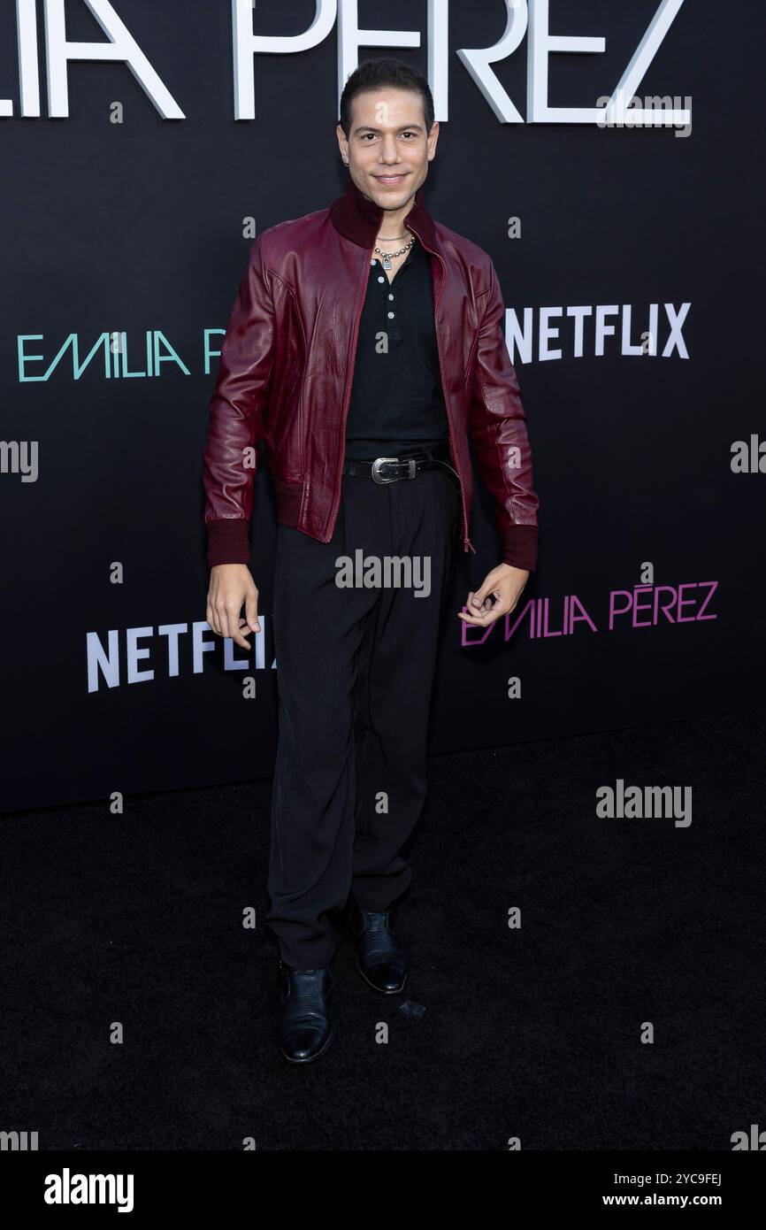Ivan Emilio attends the arrivals of the Netflix Premiere of “Emilia ...