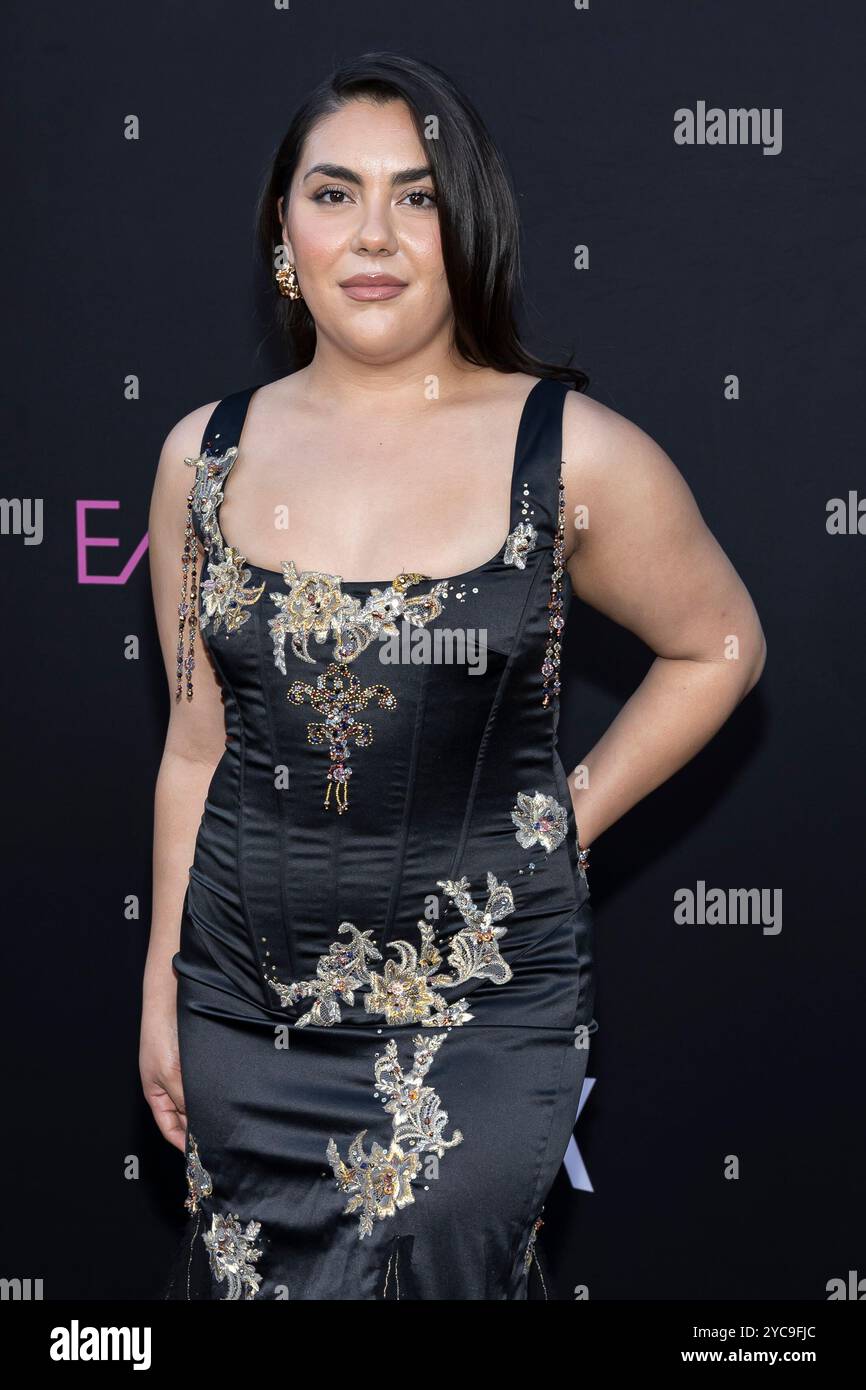 Emily Uribe attends the arrivals of the Netflix Premiere of “Emilia ...