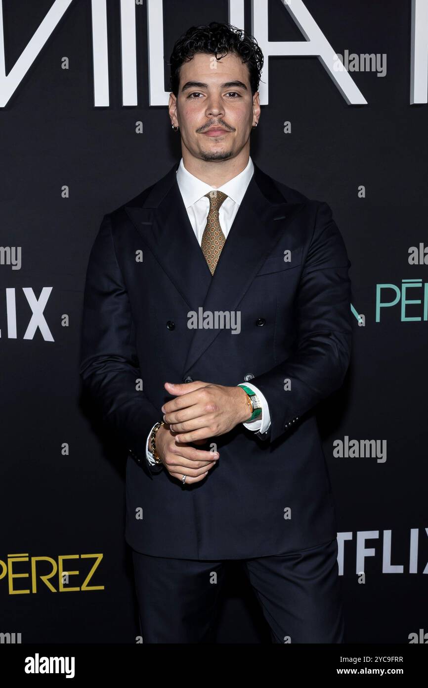 Los Angeles, USA. 21st Oct, 2024. Aaron Dominguez attends the arrivals ...