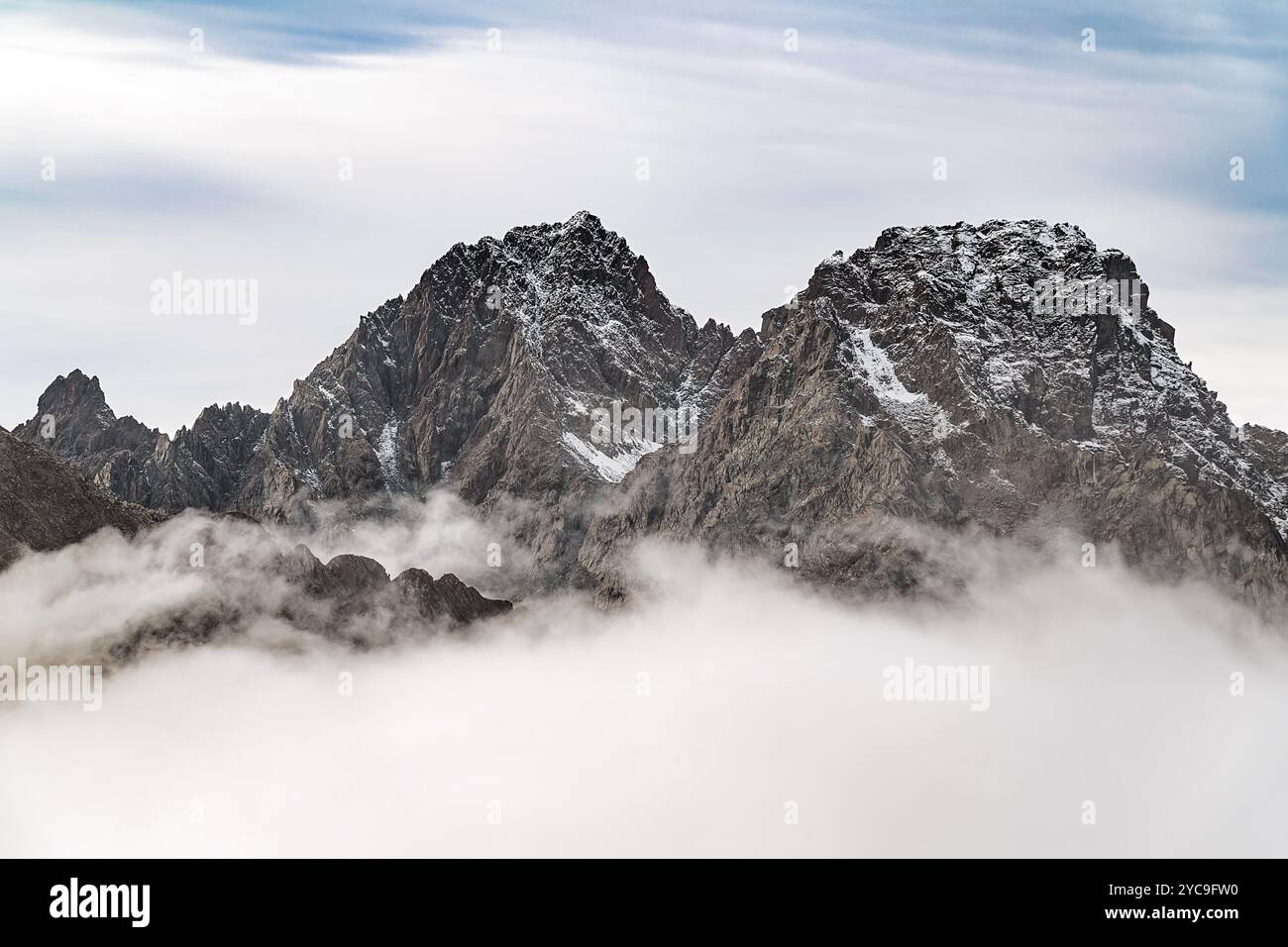 The Corni Bruciati, stunning peaks in Monte Disgrazia massif, Italy ...