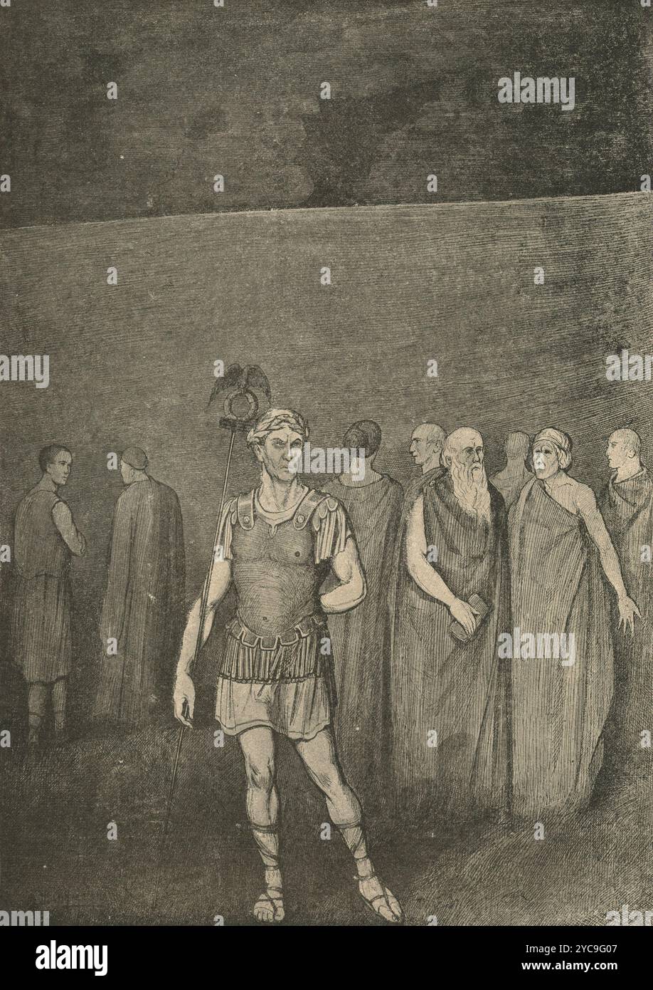 Italian poet Dante Alighieri's journey through the afterlife, Hell, 4th ...