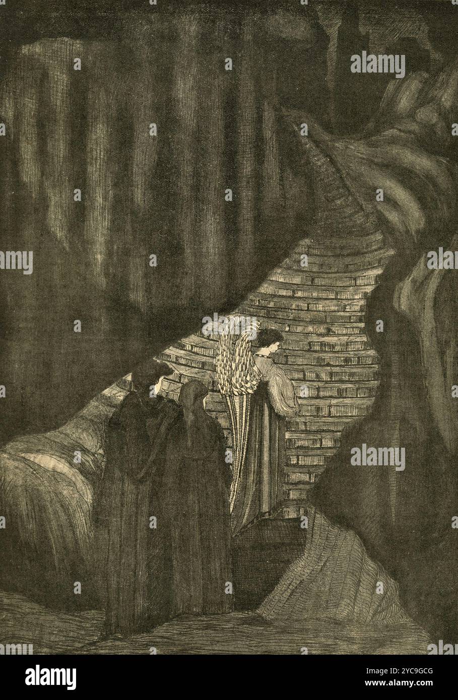 Italian poet Dante Alighieri's journey through the afterlife, Purgatory ...