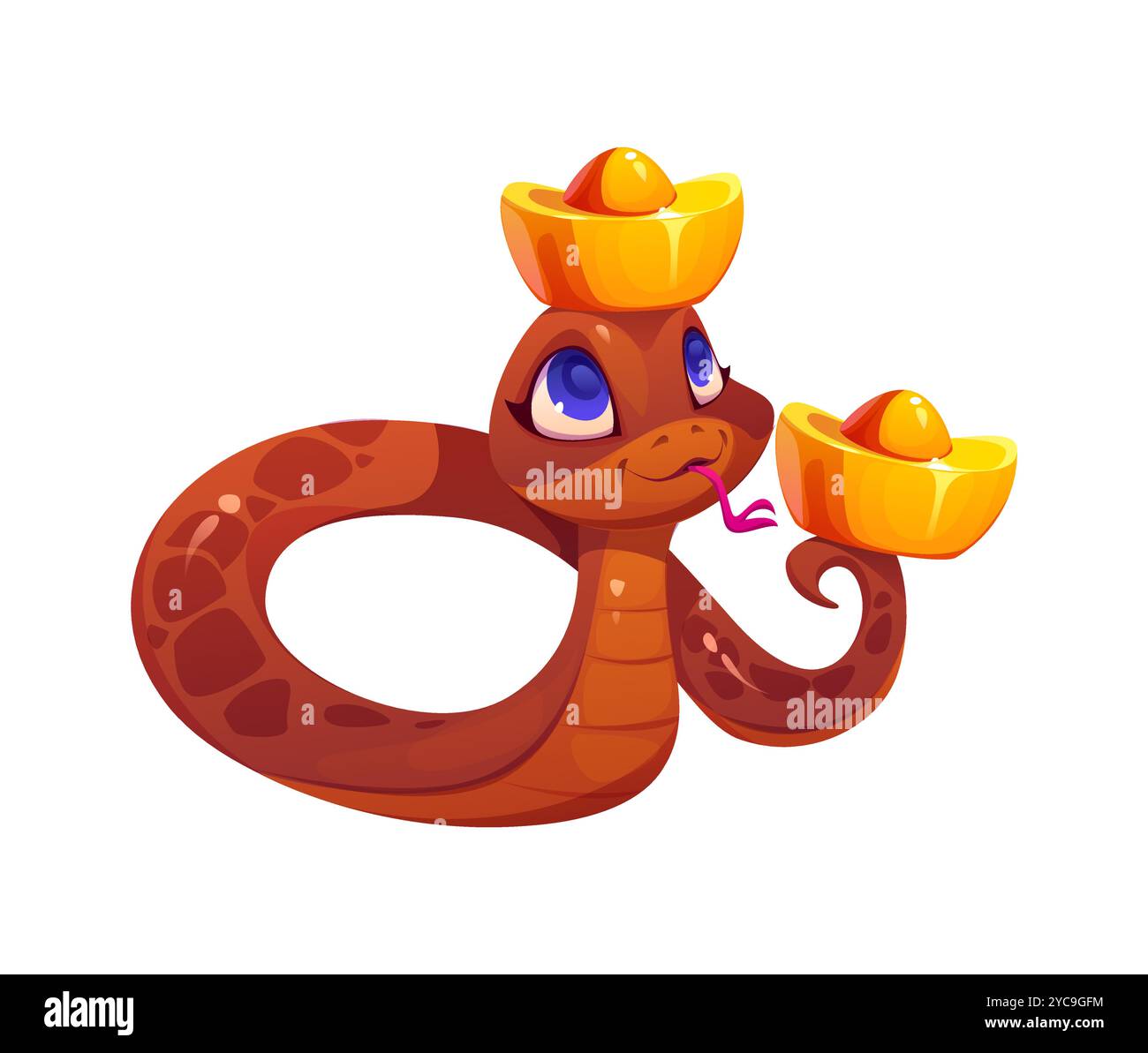 Snake eyes head tongue Stock Vector Images - Alamy