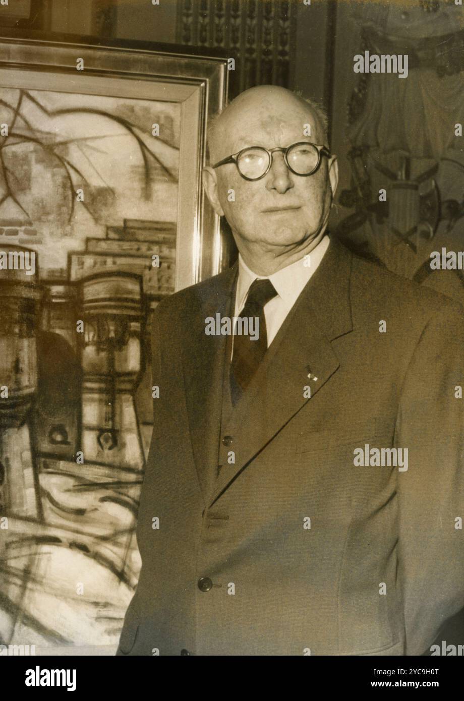 French painter Marcel Gromaire, France 1959 Stock Photo - Alamy