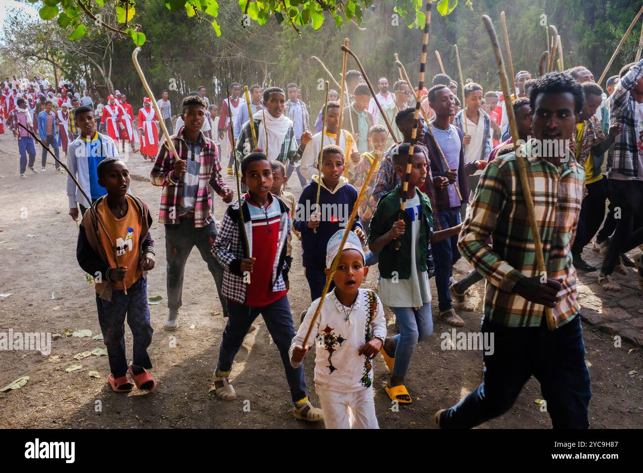 Ethiopia, Lalibela, January 2024: celebrations of Timket, Ethiopia's ...