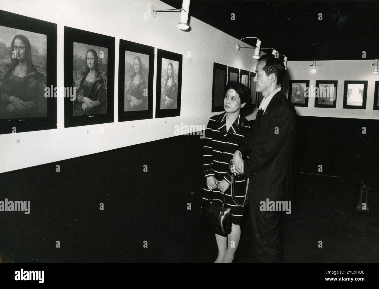 Japanese artist Makoto Nakamura at the Japon Joconde exhibition, Paris ...