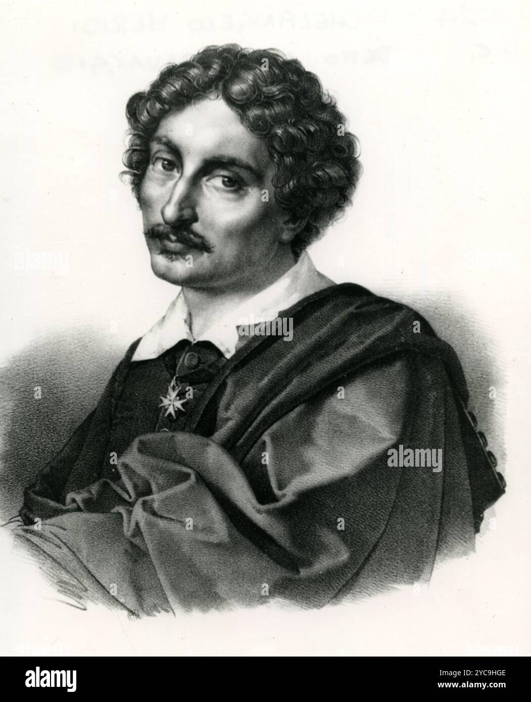 Portrait of Italian painter Michelangelo Merisi AKA CAravaggio, 17th ...