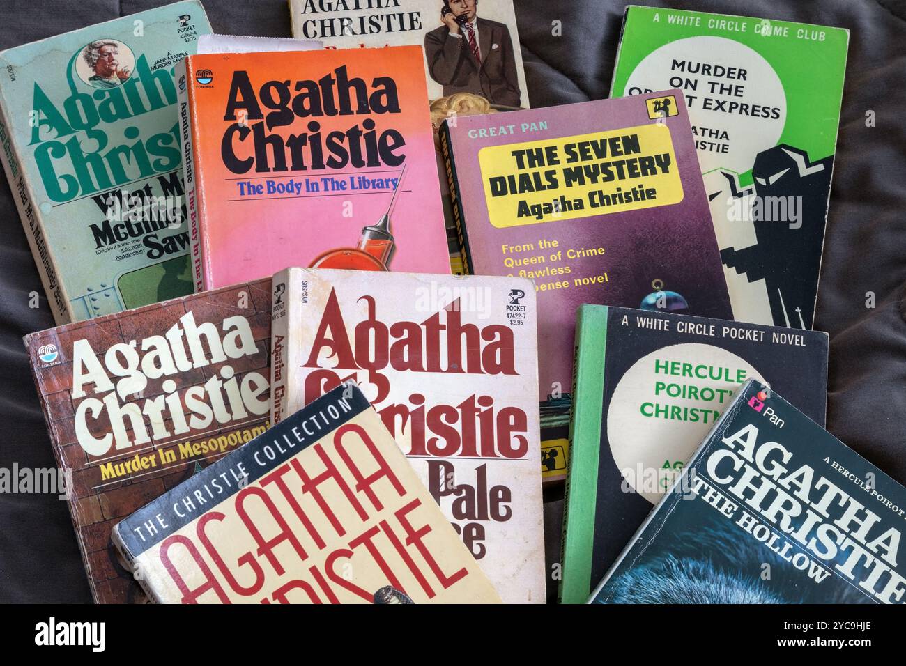 Agatha christie book cover hi-res stock photography and images - Alamy