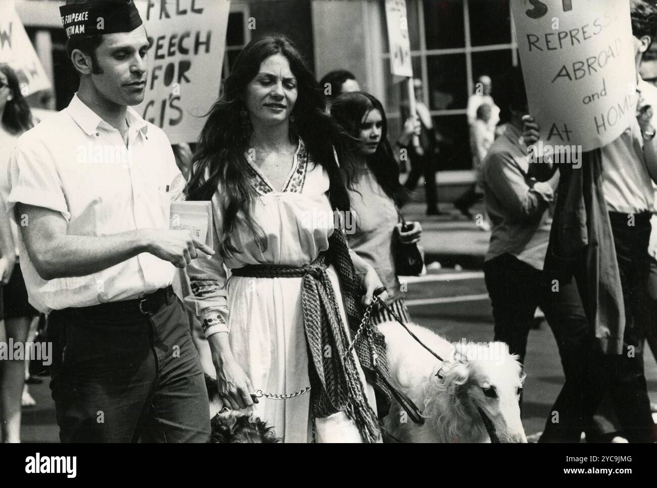 American protesters against the War in Vietnam, USA 1970 Stock Photo ...