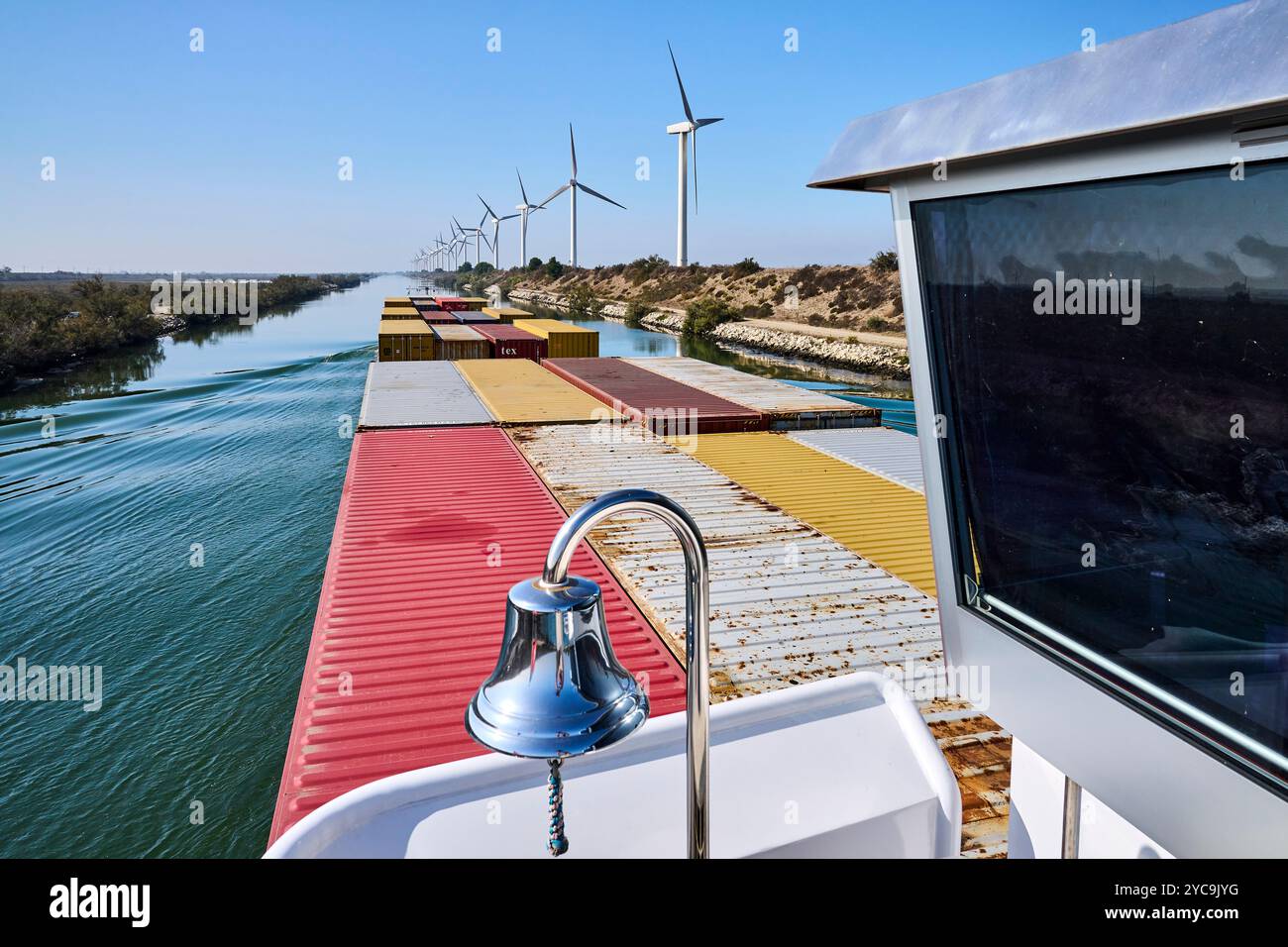 River barge water turbines hi-res stock photography and images - Alamy