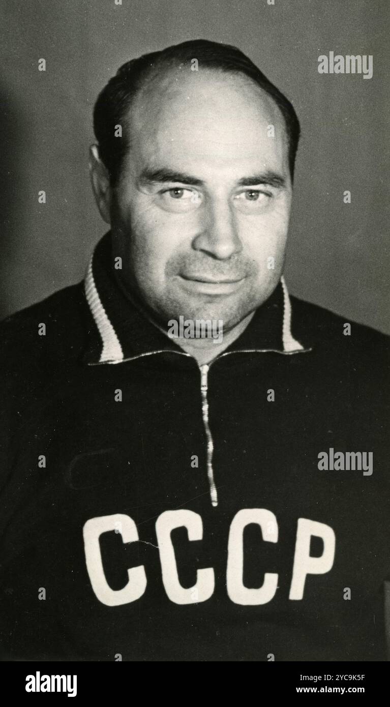 Soviet and Russian weightlifter, coach Arkady Nikitich Vorobyov, Russia ...