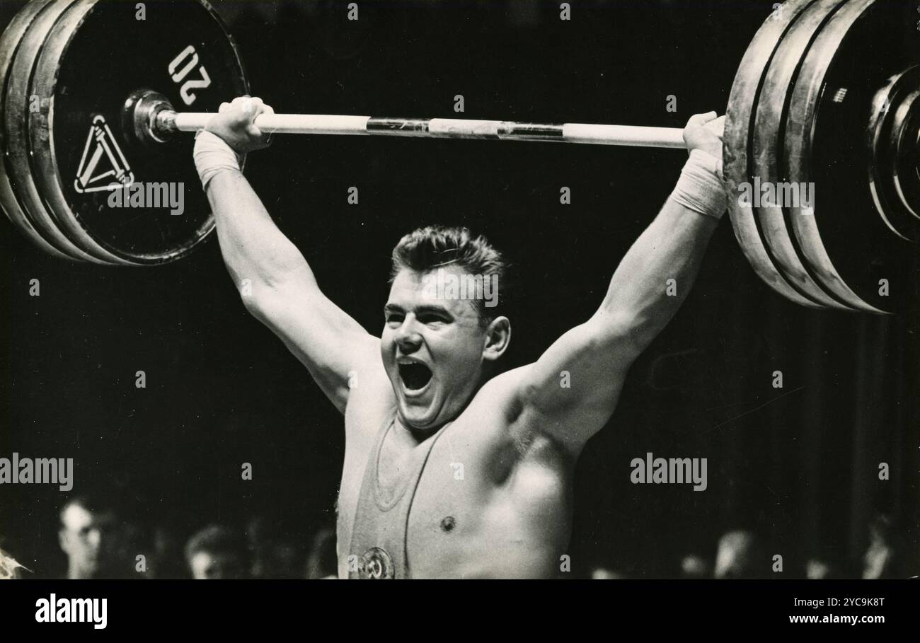 Soviet heavyweight lifter Estonian Jaan Talts, 1969 Stock Photo - Alamy