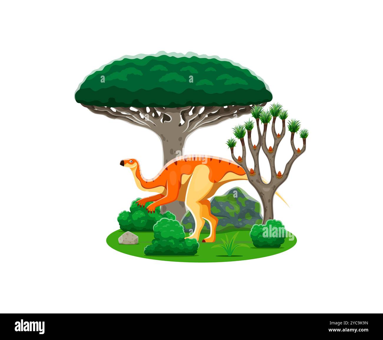 Probactrosaurus prehistoric dinosaur character at Early cretaceous ...